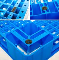 China Palette Palets HDPE Pallet Plastic Palette Palet 1000x1000 4 Way Entry Loading for sale