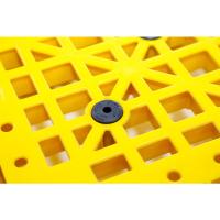 China Heavy Duty Large HDPE Four Way Entry Euro Plastic Pallet 1200X1000X150mm for sale