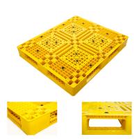 China Heavy Duty Large HDPE Four Way Entry Euro Plastic Pallet 1200X1000X150mm for sale