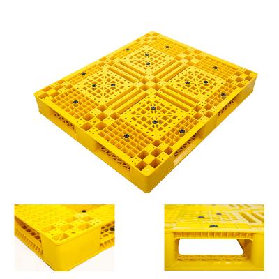 China Heavy Duty Large HDPE Four Way Entry Euro Plastic Pallet 1200X1000X150mm for sale
