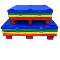 China Warehouse Industrial Heavy Duty ISO Nestable Plastic Pallet 1400x1200 For Storage for sale