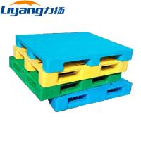 China 100% Virgin Material Hygienic Plastic Pallet 1100*1100mm Heavy Duty Steel Reinforced for sale