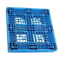 China Single Faced Light Hygienic Euro Plastic Pallet 1100X1100X125mm for sale