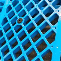 China Single Faced Light Hygienic Euro Plastic Pallet 1100X1100X125mm for sale