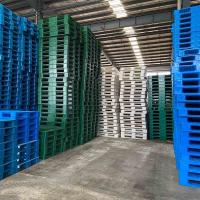 China Single Faced Light Hygienic Euro Plastic Pallet 1100X1100X125mm for sale