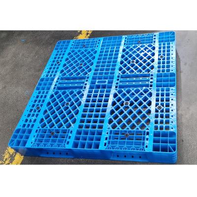 China Heavy Duty Double Sides Euro Large HDPE Plastic Pallet Stackable Reversible for sale