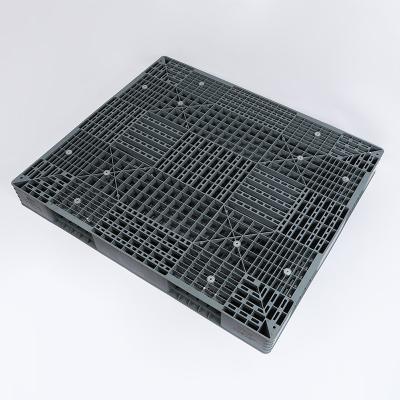 China 1400*1200 Plastic Pallet Heavy Duty Warehouse Stackable Welded Reversible Euro Plastic Pallet for Sale for sale