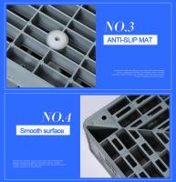 China 1400*1200 Plastic Pallet Heavy Duty Warehouse Stackable Welded Reversible Euro Plastic Pallet for Sale for sale
