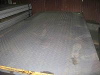 China 2348mm SPHC / ASTM A36 / SAE 1006 Hot Rolled Checkered Steel Plate, 1.5 - 40.0MM Thickness for sale