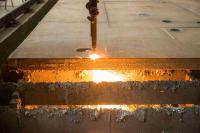 China Embedded Punching Laser Cutting Steel Plate for Building Material Applications for sale