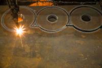 China Machine Part Plasma and Laser Cutting Steel Plate for Metal Coating Machinery for sale