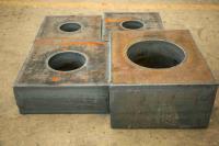 China Machine Parts and Auto Parts Laser Cutting Steel Plate with CNC Forming Processing for sale