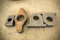 China Bearing Seat Parts Laser Cut Steel Plate with Powder Coating and Polishing for sale