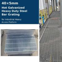 China 40×5mm Hot Galvanized Heavy Duty Steel Bar Grating for Industrial Heavy Access Platform for sale