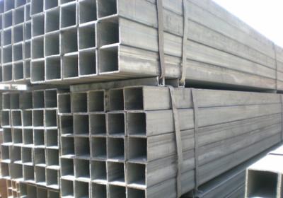 China Square and Rectangle ERW Welded Steel Pipes Q215 Q235 with Galvanized Oiled and Black Surface for sale