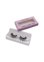 China Eyelashes Cardboard Paper Printed Cosmetic Boxes 300Gsm With Window for sale