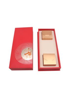 China Custom Gray Cardboard Coated Paper Gift Box 1200GSM 157GSM for Tea Packaging for sale