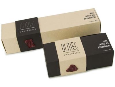 China Custom Kraft Paper Chocolate Box Packaging - Eco Friendly 1000pcs MOQ with Silk Printing & Custom Sizes for sale