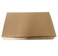 China Customized Garment Packaging Boxes - Brown Kraft Paper Six-Corner Design with UV Printing & Hot Stamping for sale