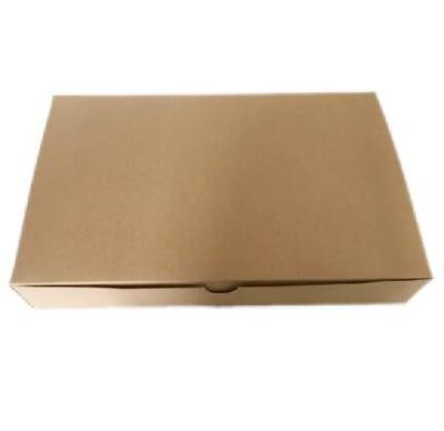 China Customized Garment Packaging Boxes - Brown Kraft Paper Six-Corner Design with UV Printing & Hot Stamping for sale