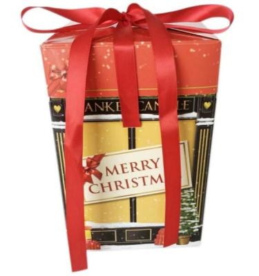 China Matte Lamination Candle Christmas Packaging Boxes with Auto Bottom Lock - Custom 600g-1600g Cardboard & Recyclable Design for sale