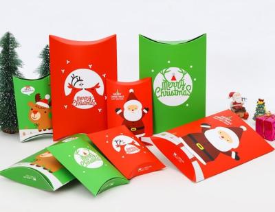 China Custom Pantone Pillow Christmas Packaging Boxes - White Coated Paper Material with 1000 Box Minimum Order and 10-Day Turnaround for sale