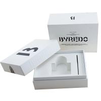 China UV Silver Stamping Perfume Packaging Boxes with Lid Tray Style - 250-400g Paper Stock CMYK Offset Printing for sale