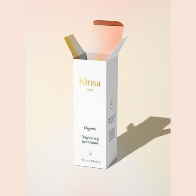China Custom Cosmetic Serum Perfume Small Box Packaging Coated Paper Gift Box 1000pcs MOQ for sale