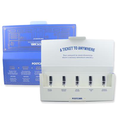 China Custom 14-Bottle 2ml Perfume Sample Box Set Eco-Friendly Paperboard Packaging with Logo for sale
