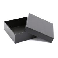 China Custom Black Cardboard Clothing Boxes 15-30 Day Production with ISO14001 Certification and CMYK Printing for sale