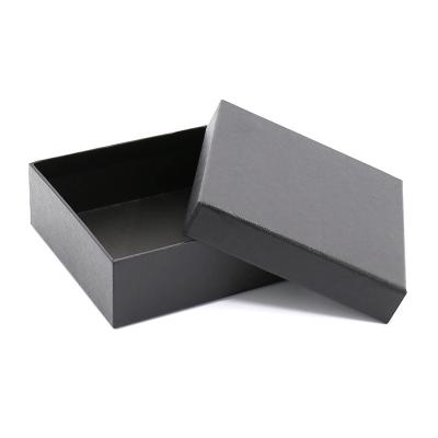 China Custom Black Cardboard Clothing Boxes 15-30 Day Production with ISO14001 Certification and CMYK Printing for sale
