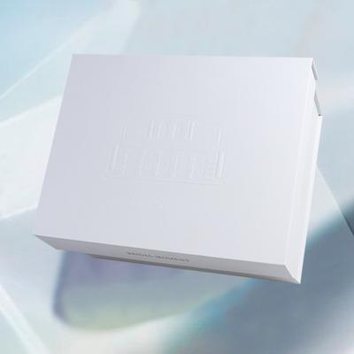 China Embossed Logo Paper Packaging Box for CBD Capsules and Paper Material for sale