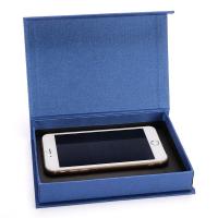 China Custom Blue Clamshell Packaging Box for Cell Phone Accessories - 1000pcs MOQ with 5-7 Day Production for sale