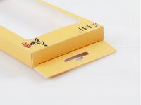 China Custom White Card Paper Electronics Packaging Box 190-1200gsm with PVC Window and Hang Tag for sale