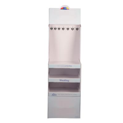 China Custom Corrugated Umbrella Display Stands - 350g CCNB+K3 Cardboard, 120×160cm Printing, SGS Certified for sale