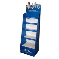 China Custom Corrugated Display Boxes & Stands with 300-350G Paper and 5-10 Day Production for sale