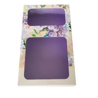 China Custom Embossed Makeup Packaging Box with PVC Window - SGS Certified 80-400 GSM Paper Options for sale