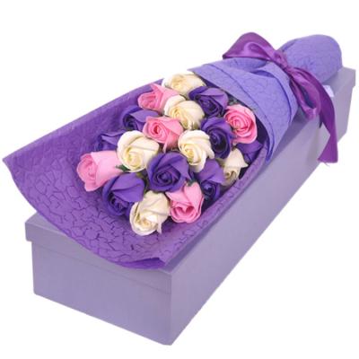 China Custom Collapsible Flower Gift Packaging Box with CMYK/Pantone Printing - 250-400gsm Material Options for sale