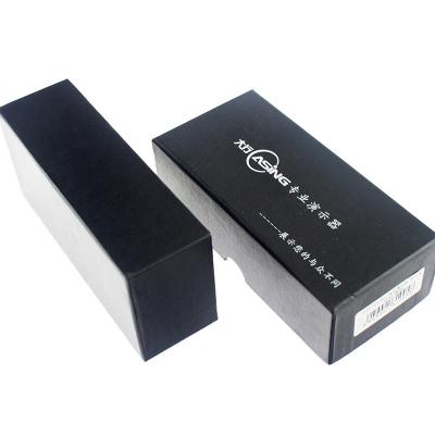 China Custom Laser Pointer Presenter Gift Boxes Glossy Black 350gsm Art Paper Packaging for sale