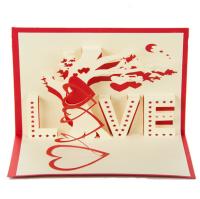 China Custom Eco-Friendly Valentine's Day Cards - 1000pcs MOQ with 7-10 Day Production | Recycled Paper Printing for sale