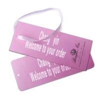 China White Cardboard Custom Paper Hanging Tags 23x32mm for Clothing Gift Cards for sale