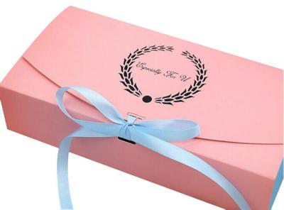 China Custom Food Christmas Packaging Boxes - White Card Paper with Ribbon, 190-250gsm Material, $0.25-$2.50 per Piece for sale