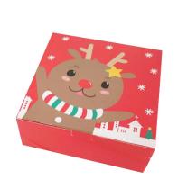 China Custom Printed Christmas Cardboard Boxes - Recycled Paper Folding Gift Packaging with 80-550 GSM Materials & Custom Sizes for sale