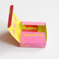 China Custom Paper Packaging Box CMYK Pantone Offset Printing Recyclable Folding Flat for sale