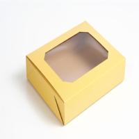 China Folding Structure Wrapping Package Box Featuring Clear PVC Window Material Food Safe Packaging for Retail and Gift Items for sale