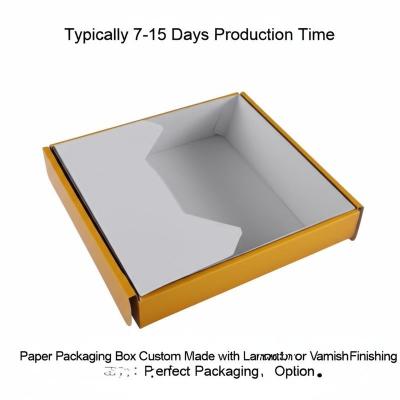 China Custom Paper Packaging Box 7-15 Days Production CMYK Pantone Printing Bulk for sale