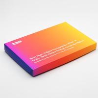 China Custom Cardboard Paper Packaging Box 100gms Fancy Paper Full Color CMYK Pantone Printing for Product Presentation for sale