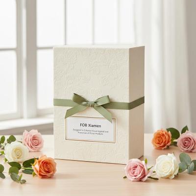 China Custom Flower Packaging Box Paper Wrapped Box FOB Xiamen Glossy Matt Lamination 1000pcs MOQ for sale