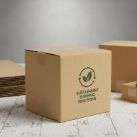 China Biodegradable Corrugated Paperboard Box 500ml 1000ml Custom Logo Eco Friendly Packaging for sale