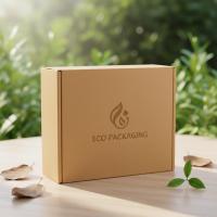 China Custom Paper Packaging Box 500ml 1000ml Biodegradable Compostable Logo Embossing for sale